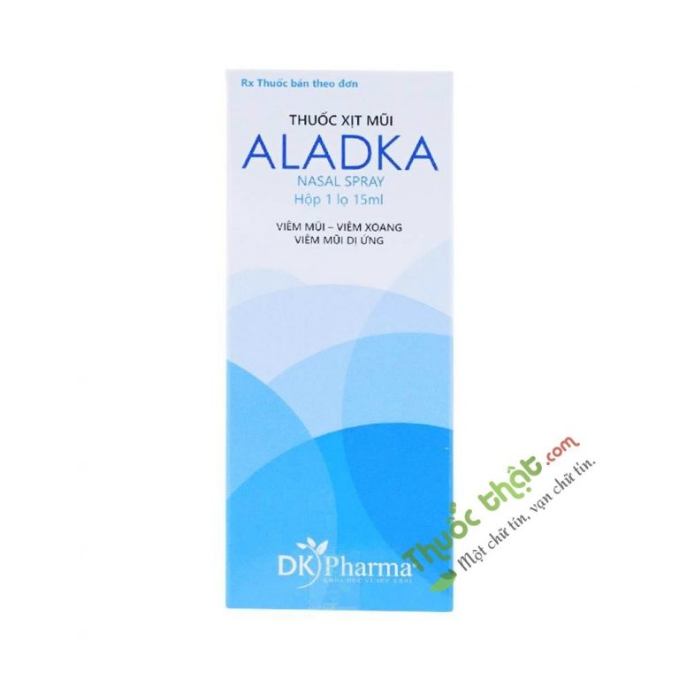 Thuốc Xịt Mũi Aladka 15ml - Điều Trị Viêm Mũi, Viêm Xoang, đau Rát Họng