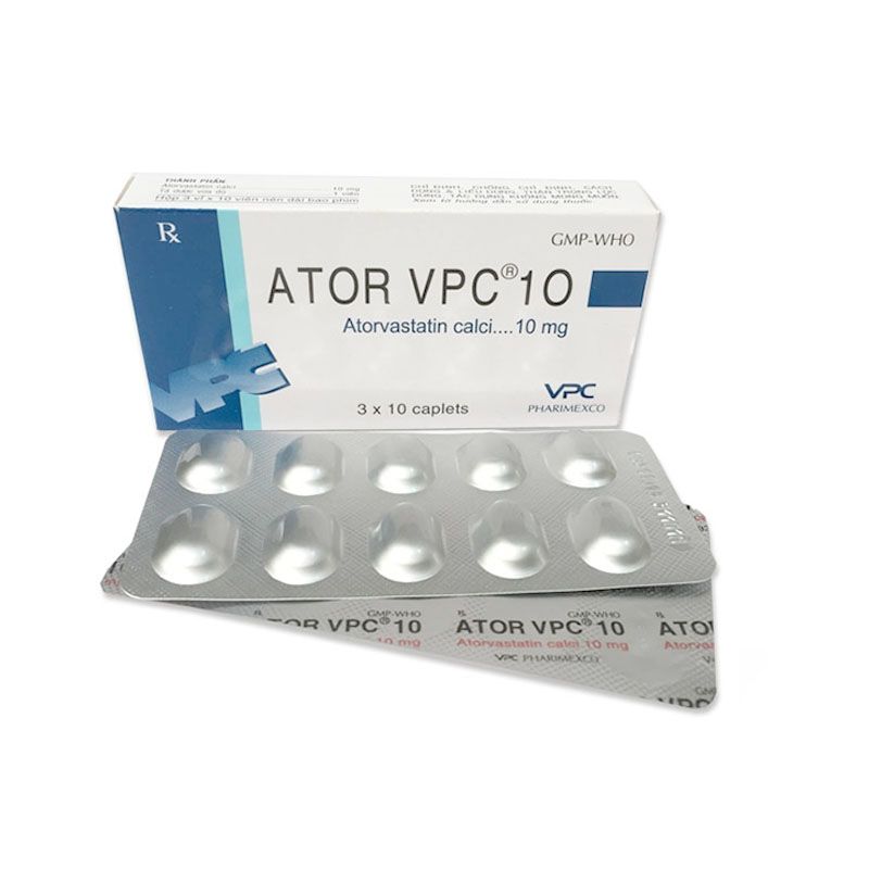 Ator VPC 10mg - Thuốc Làm Giảm Cholesterol