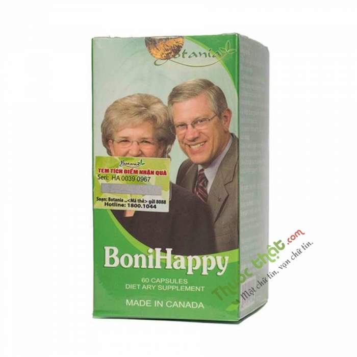 BoniHappy - Hỗ Trợ Điều Trị Mất Ngủ 60 Viên
