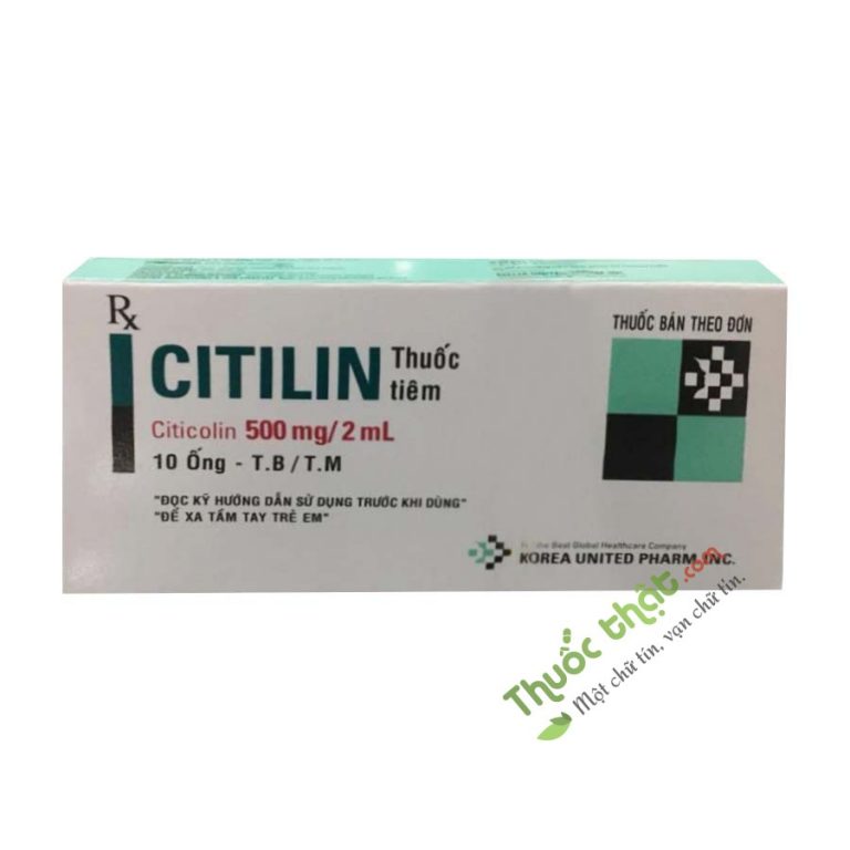 Thuốc Citilin 500Mg/2Ml - Dùng Trong điều Trị Các Tai Biến Mạch Máu Não