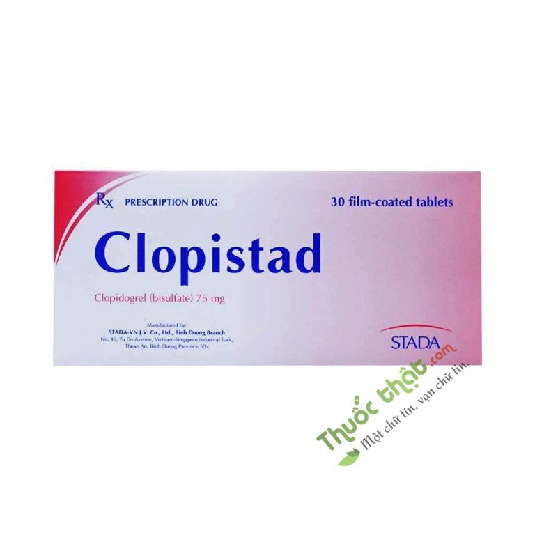Clopistad 75mg - Giúp Phòng Ngừa Biến Cố Do Xơ Vữa động Mạch