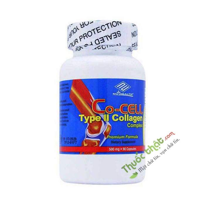Co-Cell Type Ii Collagen - Ngăn Ngừa Thoái Hoá Khớp - 90 Viên