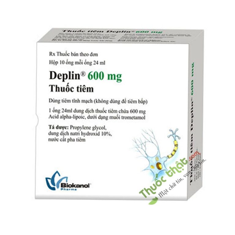 Thuốc Tiêm Deplin 600Mg/24Ml - Điều Trị Các Chứng Rối Loạn Liên Quan Mắt