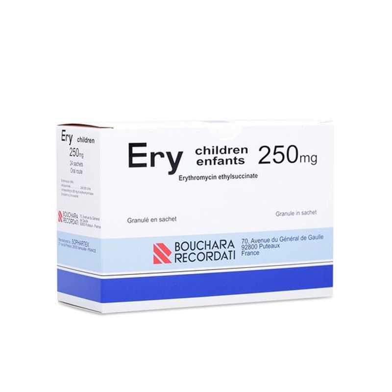 Ery Children 250mg Hộp 24 Gói - Điều Trị Nhiễm Khuẩn