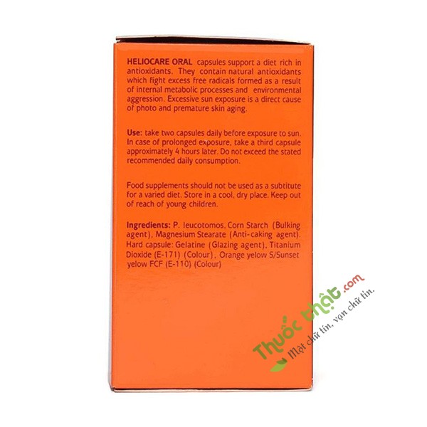 Fernblock Heliocare Cápsulas Oral 60 Viên - Viên Uống Chống Nắng