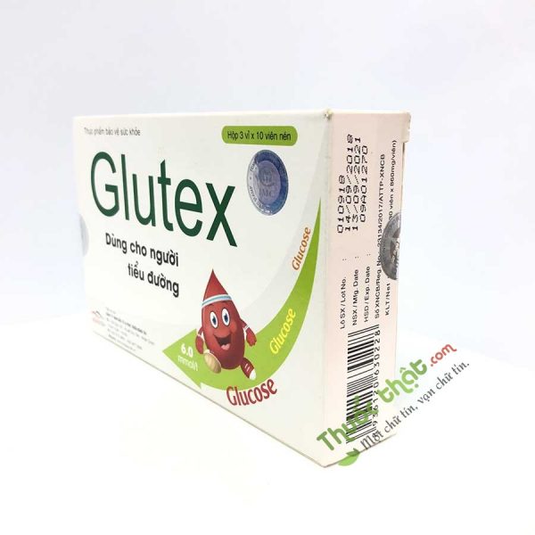 Glutex - Bí Quyết Giảm đường Huyết Cho Người Bị Tiểu đường - Hộp 3 Vỉ