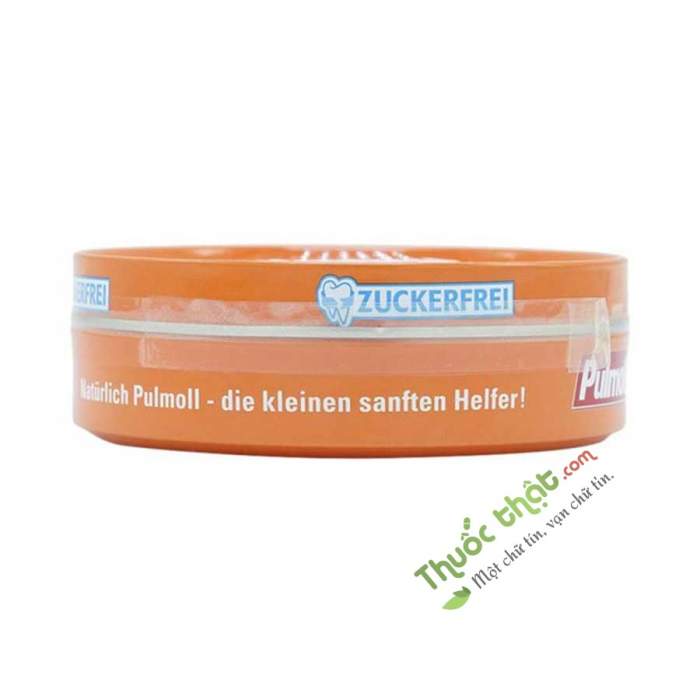 Pulmoll Junior Orange - Kẹo Ngậm Ho Không Đường Cho Trẻ Em (Vị Cam) - 50G
