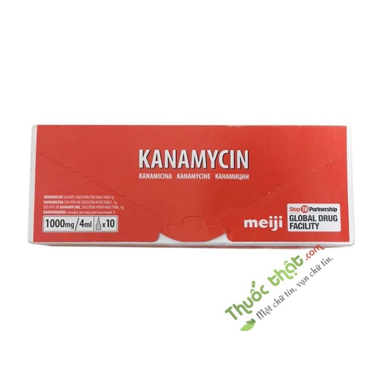 Thuốc Kanamycin Meiji Hộp 1 Lọ- Kháng Sinh Kháng Khuẩn