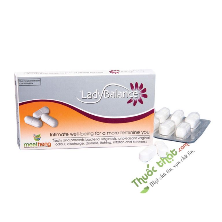 Thuốc Lady Balance (12 Viên Nén) - Viên Đặt Phụ Khoa Trị Nấm