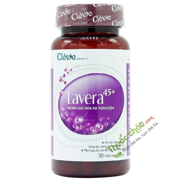 Lavera 45+ Clevie 30 Viên - Viên Uống Ngăn Ngừa Lão Hóa Da