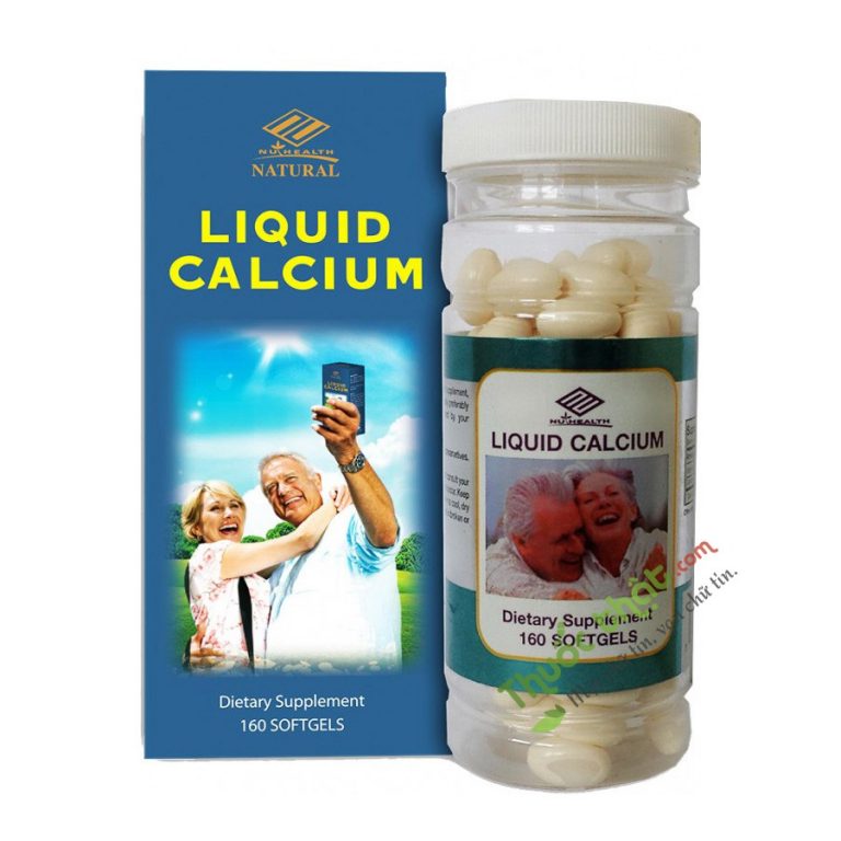 Thực Phẩm Bổ Sung Liquid Calcium 160 Viên (Mỹ)