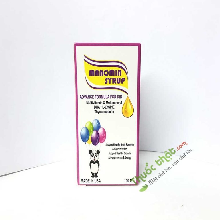 Manominsyrup - Giúp Trẻ ăn Ngon, Tăng Sức đề Kháng - 100ml