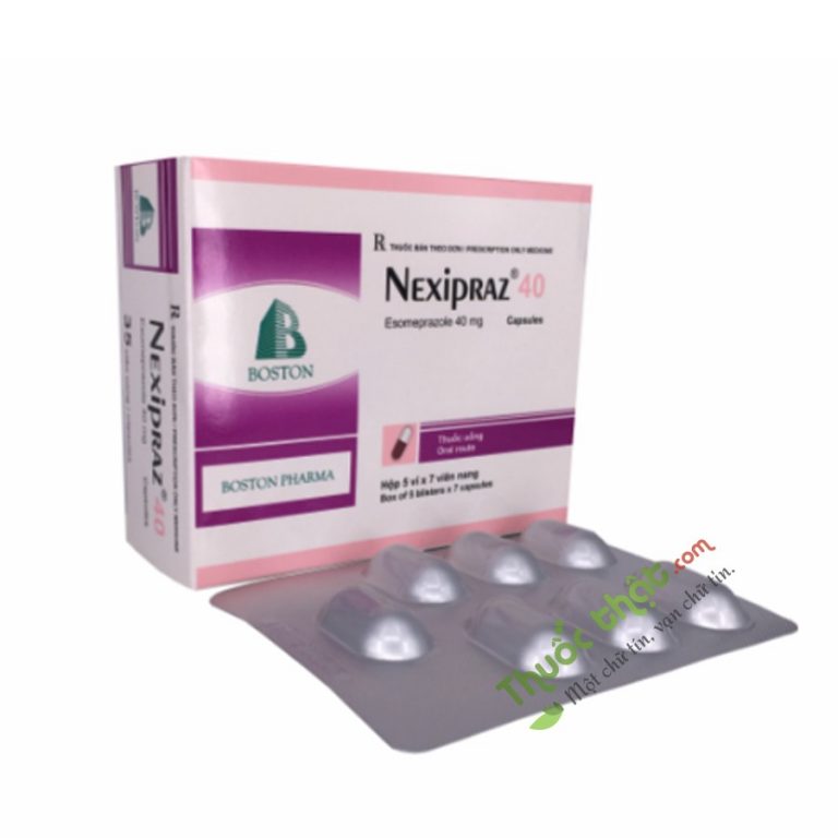 Thuốc Nexipraz 40Mg - điều Trị Chứng Trào Ngược Dạ Dày Thực Quản.