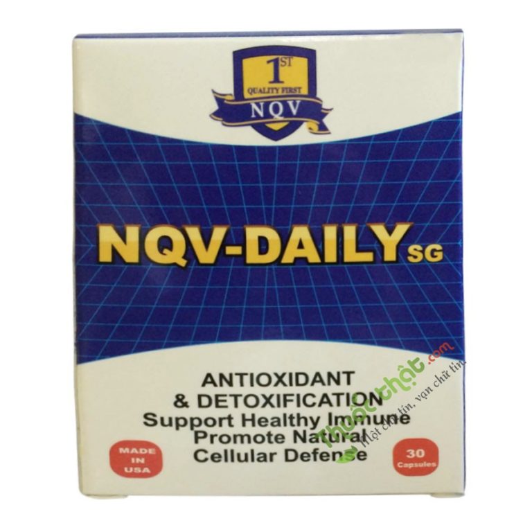 Nqv Daily - Thực Phẩm Chức Năng (30 Viên) - Chống Oxy Hóa, Gốc Tự Do