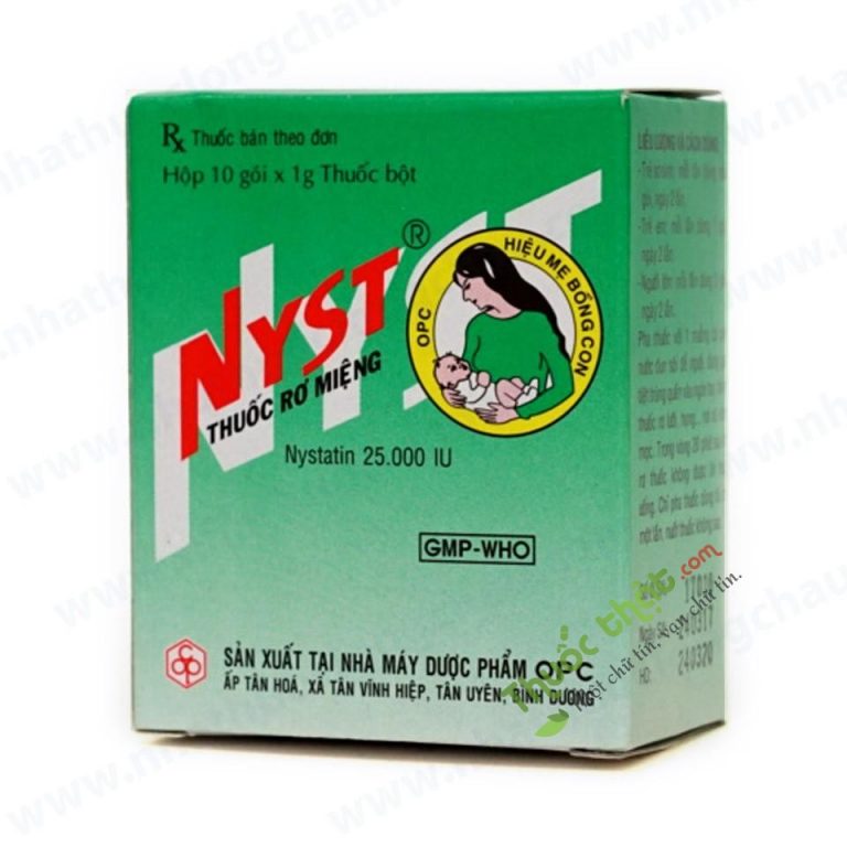 Nyst 25.000Iu - Thuốc Rơ Miệng