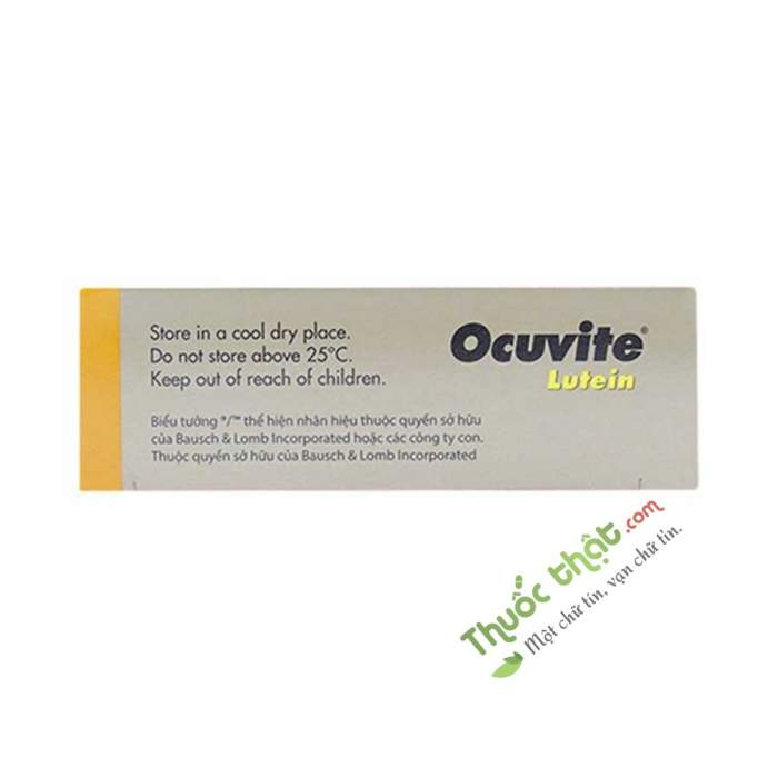 Ocuvite - Vitamin Bổ Mắt - 60 Viên