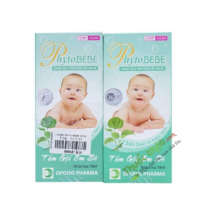 Sữa Tắm Gội Phytobebe 100Ml - Sữa Tắm Cho Bé