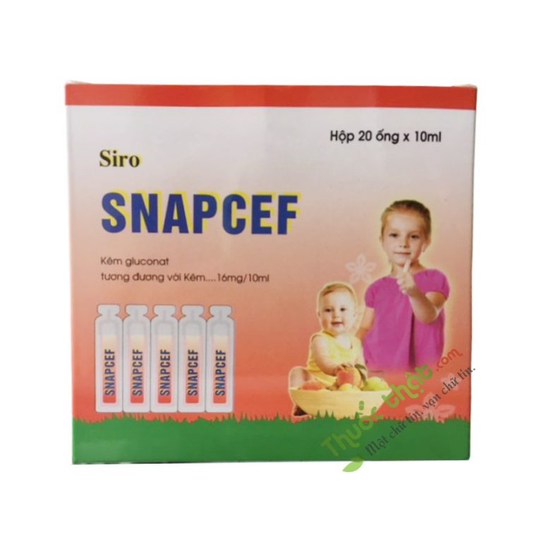 Siro Snapcef - Bổ Sung Kẽm
