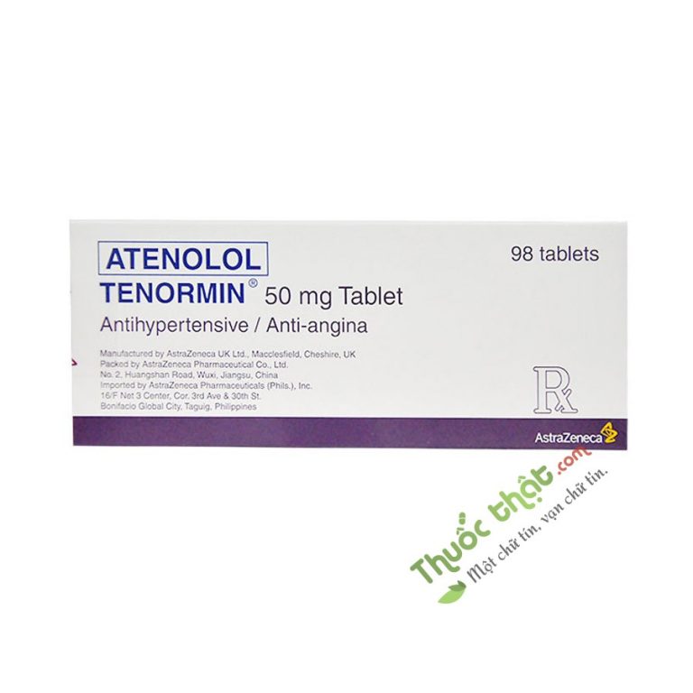 Tenormin 50Mg - Thuốc điều Trị Cao Huyết áp