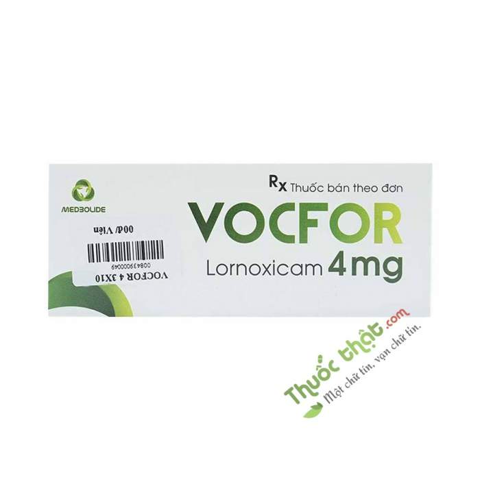 Thuốc Vocfor 4mg Hộp 30 Viên - Chống Viêm