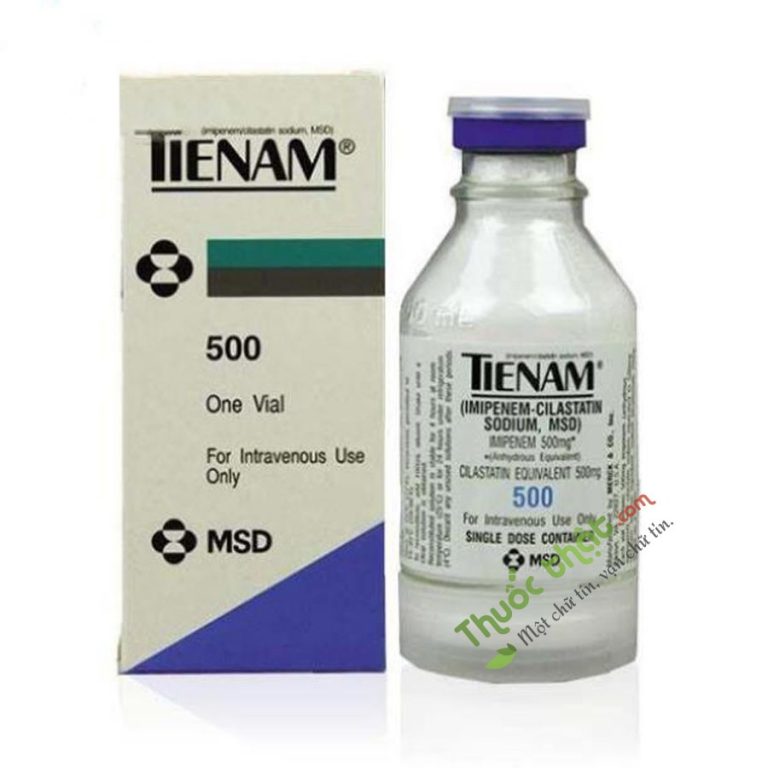 Thuốc Bột Pha Tiêm Tienam 500Mg/500Mg - Điều Trị Nhiễm Khuẩn