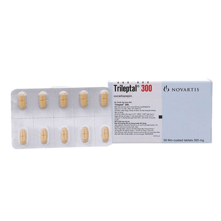 Thuốc Trileptal 300mg - Hộp 50 Viên - Trị Động Kinh Hiệu Quả