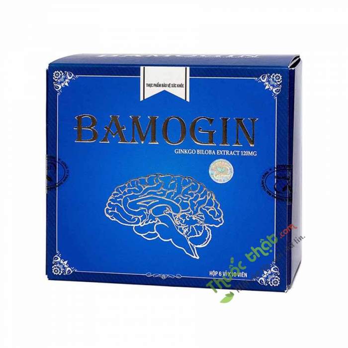 Bamogin Thành Công - Viên Uống Tăng Cường Tuần Hoàn Não
