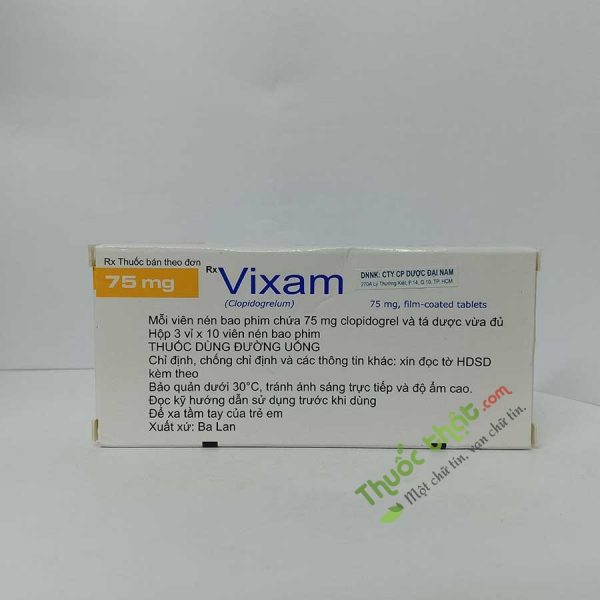Vixam 75mg - Đề Phòng Huyết Khối động Mạch
