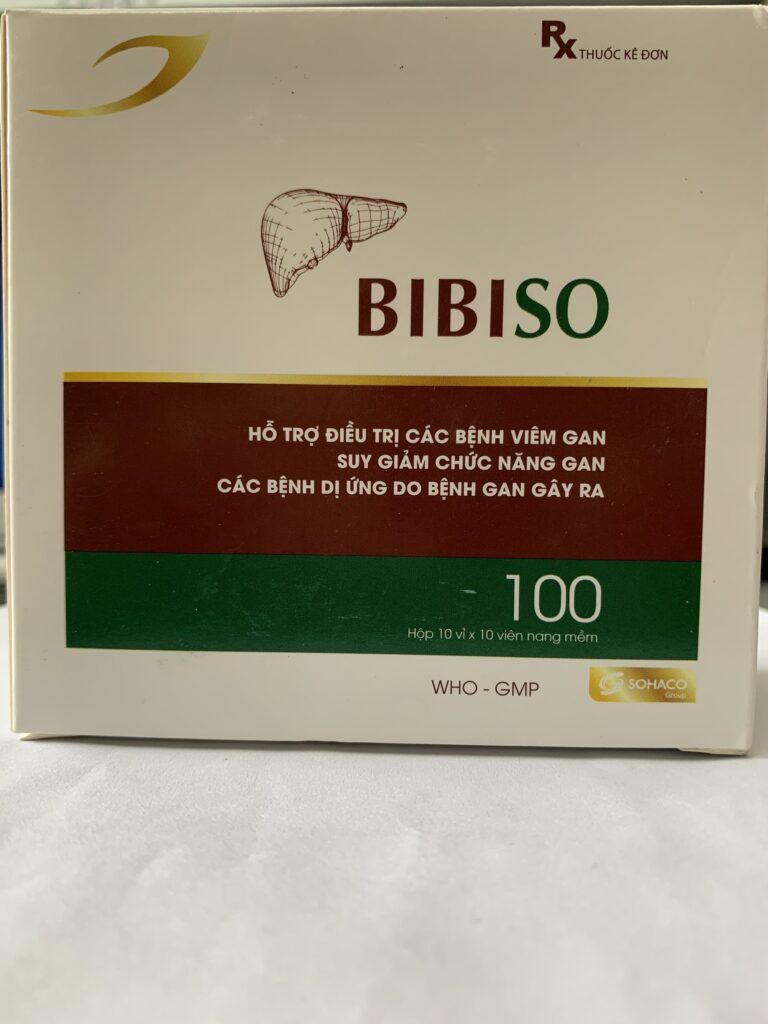 Bibiso - Hộp 100 Viên - Hỗ Trợ Điều Trị Bệnh Viêm Gan