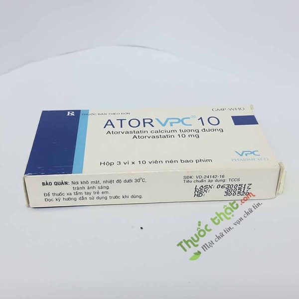 Ator VPC 10mg - Thuốc Làm Giảm Cholesterol