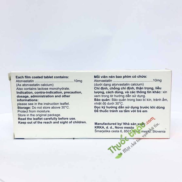 Atoris 10mg - Thuốc Làm Giảm Cholesterol