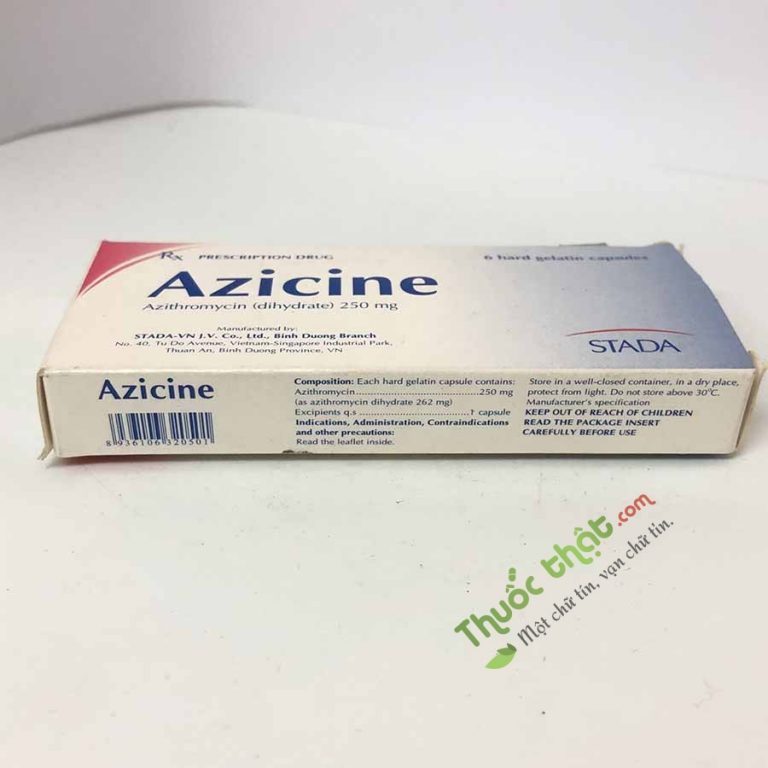 Thuốc Azicine 250 Mg - Điều Trị Nhiễm Khuẩn