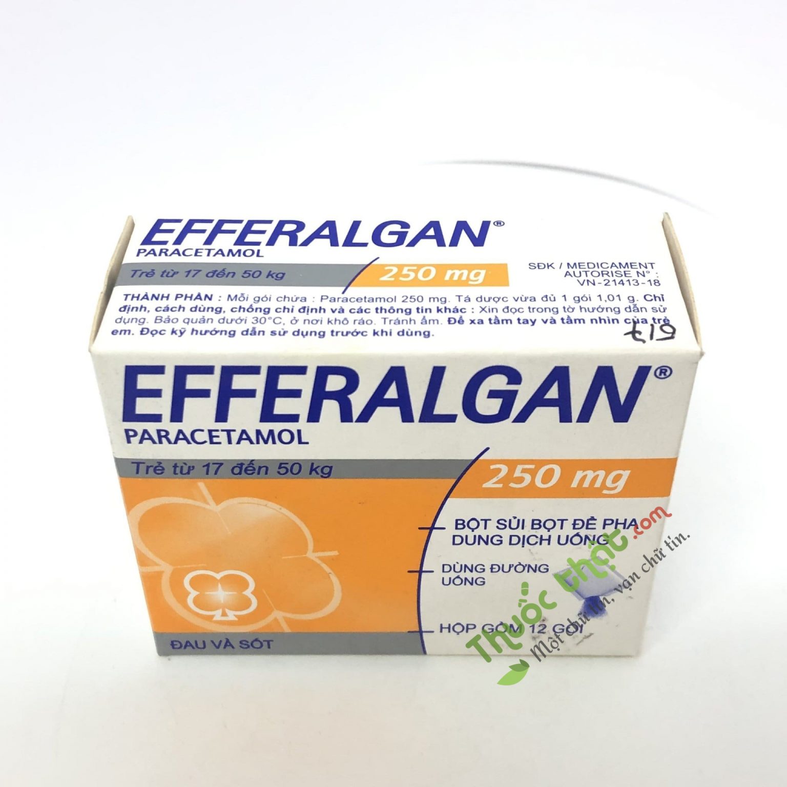 Thuốc Efferalgan 250mg-giảm đau Hạ Sốt