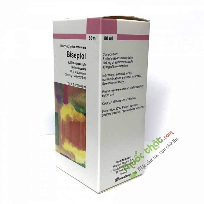 Biseptol 200/40 Mg - Điều Trị Nhiễm Khuẩn