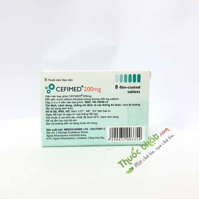 Cefimed 200mg - Thuốc điều Trị Nhiễm Khuẩn