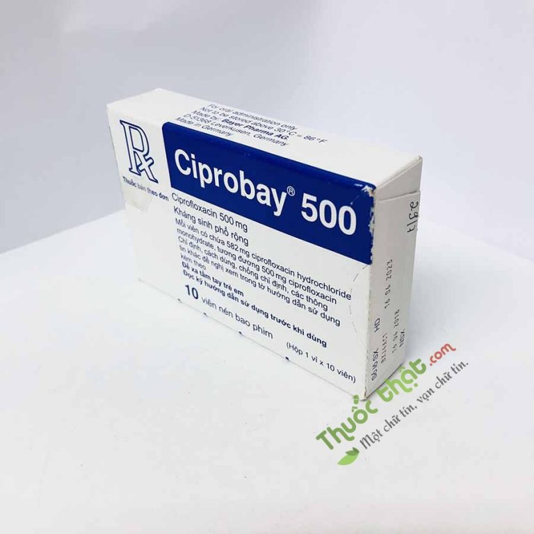 Ciprobay 500 - Thuốc điều Trị Nhiễm Khuẩn