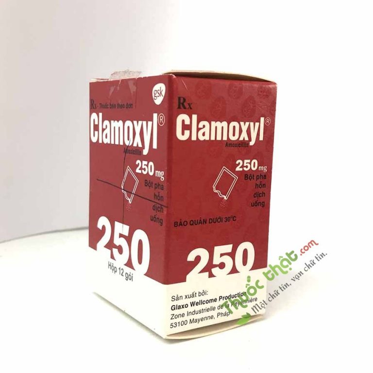 Clamoxyl 250mg - Thuốc điều Trị Nhiễm Khuẩn
