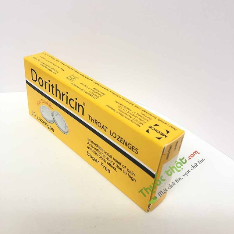 Viên Ngâm Họng Dorithricin - Hộp 20 Viên