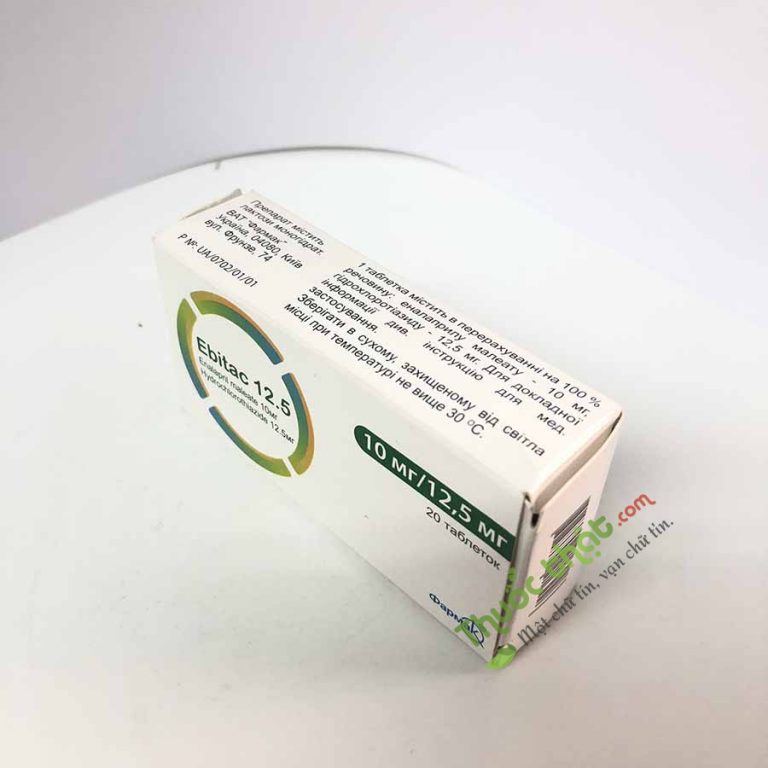 Thuốc Ebitac 12.5 - Điều Trị Bệnh Tim Mạch