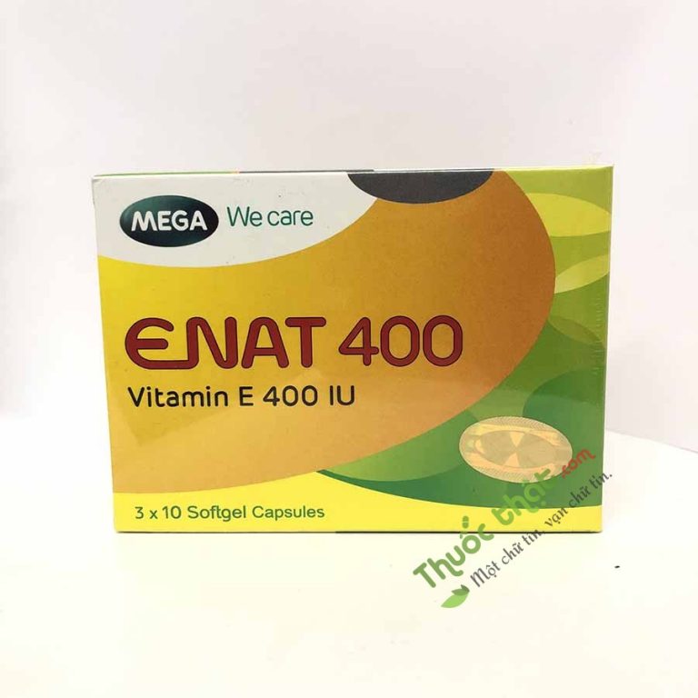 Viên Uống Bổ Sung Vitamin E Enat 400 - Hộp 30 Viên