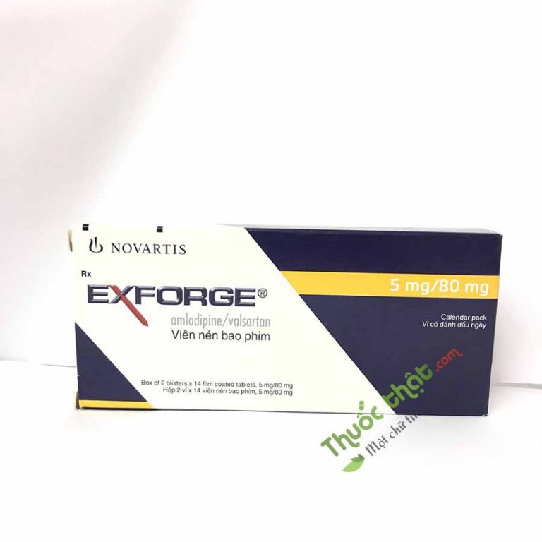 Thuốc Exforge 5/80mg - Điều Trị Bệnh Tim Mạch