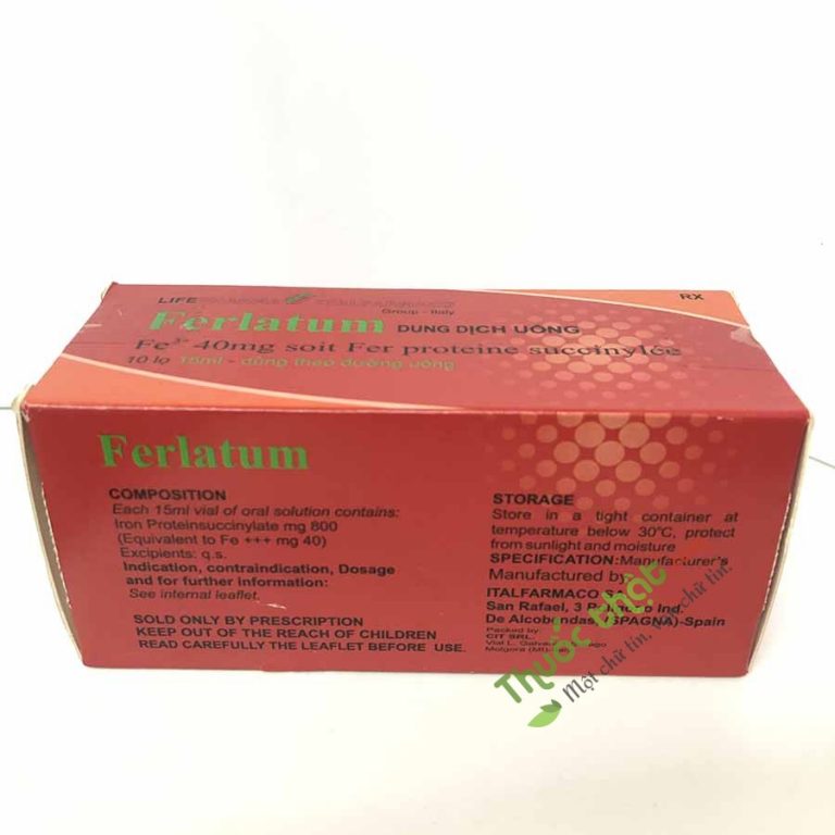 FERLATUM - Bổ Sung Sắt