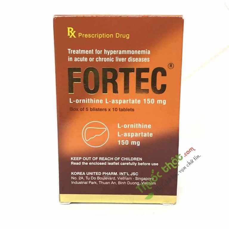 Thuốc Fortec - Bảo Vệ Gan - Hộp 50 Viên