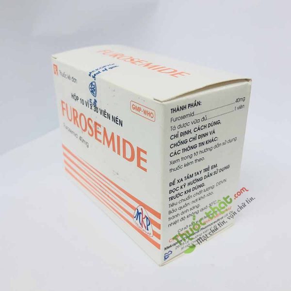 Thuốc Furosemide 40mg - Lợi Tiểu Trị Tăng Huyết áp