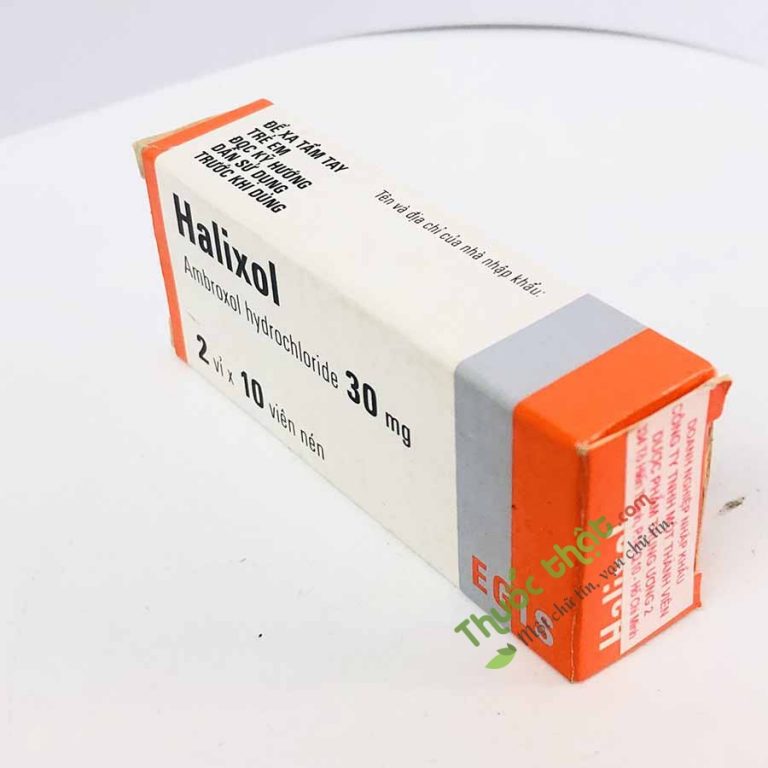 Halixol 30mg - Hộp 20 Viên - Trị Hen, Viêm Phế Quản