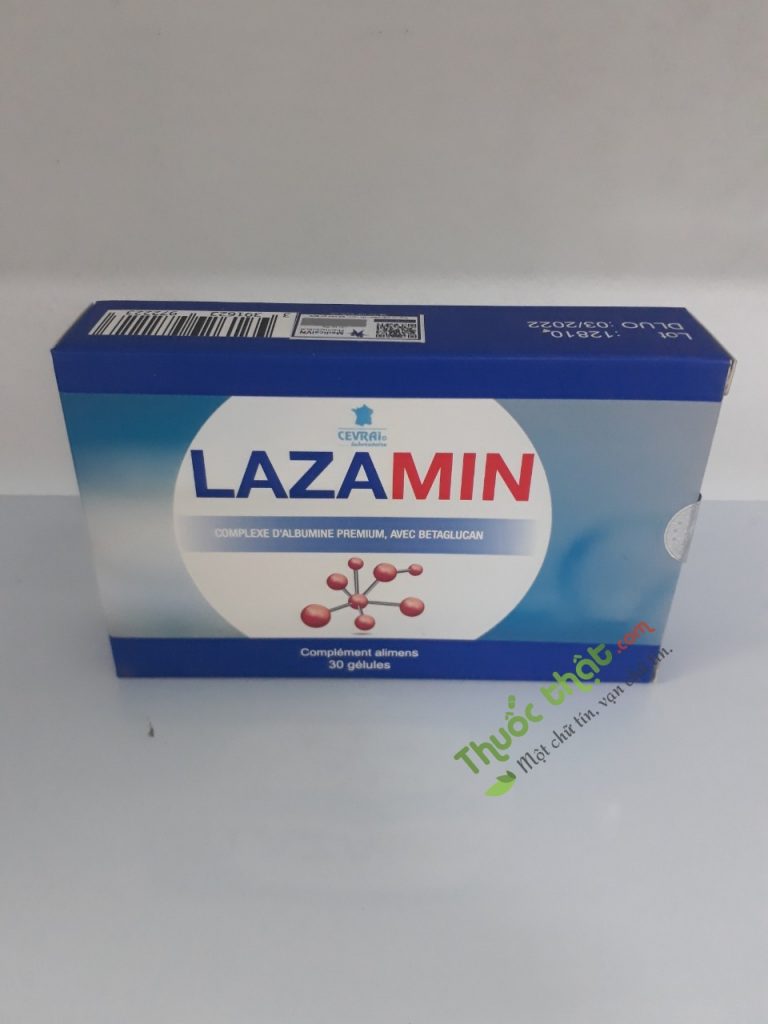 Lazamin - Hộp 30 Viên - Thúc đẩy Sửa Chữa Và Tái Sinh Tế Bào Gan