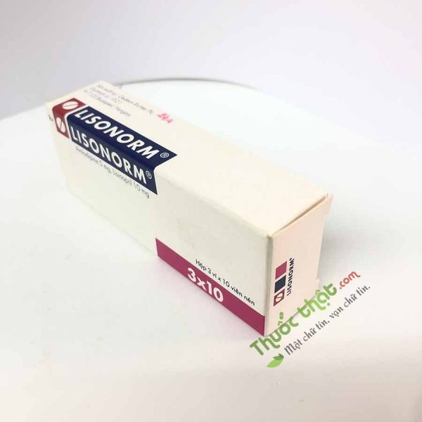 Lisonorm - Hộp 30 Viên - Điều Trị Bệnh Huyết áp, Tim Mạch