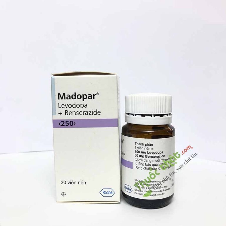 Thuốc Madopar 250 Lọ 30 Viên - Điều Trị Bệnh Parkinson