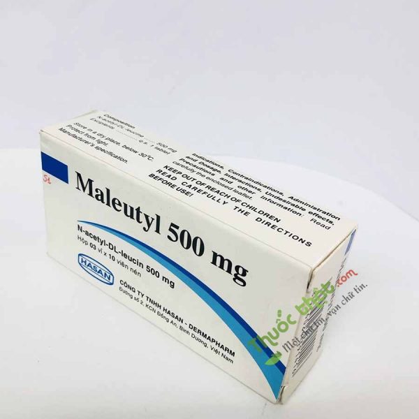 Maleutyl 500mg - Điều Trị Các Chứng Chóng Mặt