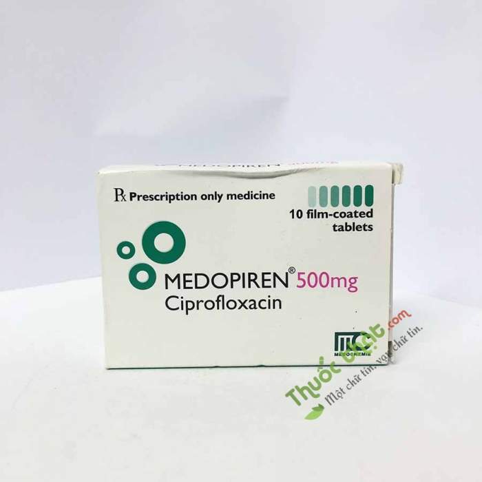 Medopiren 500mg - Thuốc điều Trị Nhiễm Khuẩn